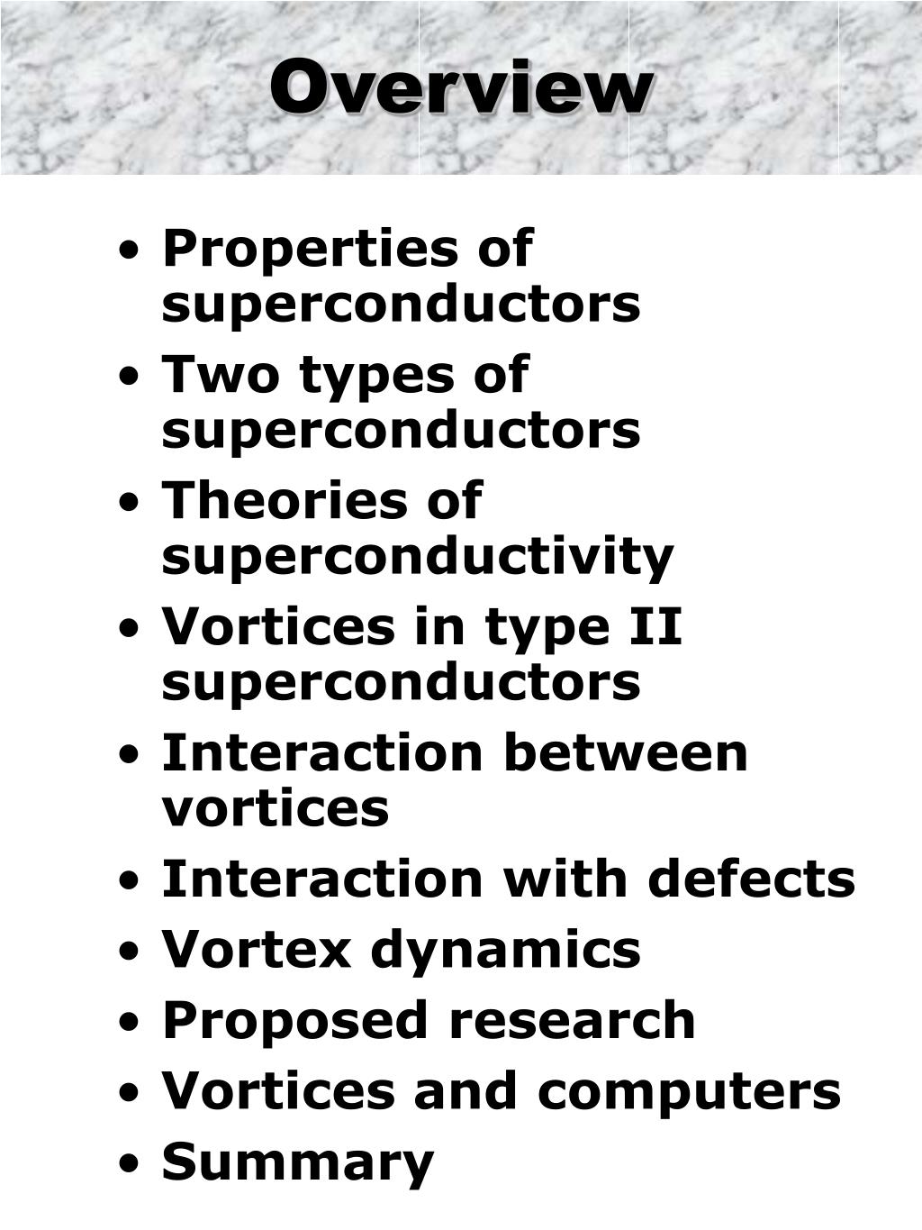 PPT - Vortex Dynamics in Type II Superconductors PowerPoint ... PPT - Vortex Dynamics in Type II Superconductors PowerPoint ...
