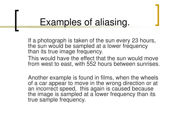 PPT - Aliasing artifacts and anti-aliasing techniques. PowerPoint ...