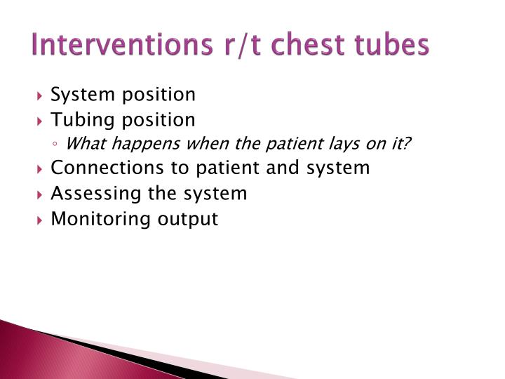 PPT - Chest Tubes PowerPoint Presentation - ID:3090007