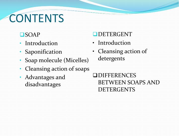PPT - SOAPS AND DETERGENTS PowerPoint Presentation - ID:3090261