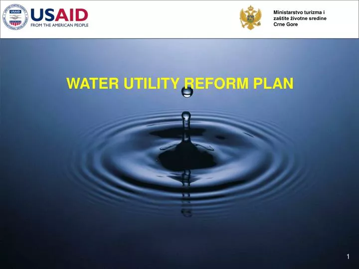 PPT - WATER UTILITY REFORM PLAN PowerPoint Presentation, free download ...