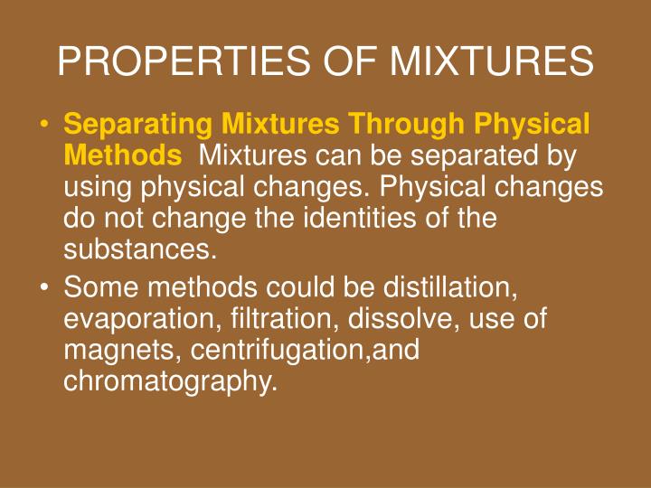 PPT - IMPURE SUBSTANCES: MIXTURES PowerPoint Presentation - ID:3090813