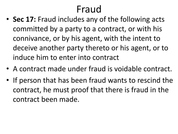 PPT - LAW OF CONTRACT: ELEMENTS OF CONTRACT (CONSENT) PowerPoint ...