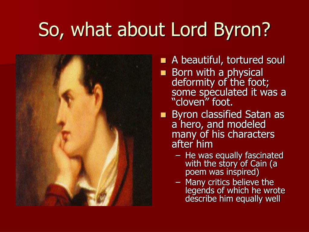 PPT - Byron and Shelley: Satan’s school PowerPoint Presentation, free ...