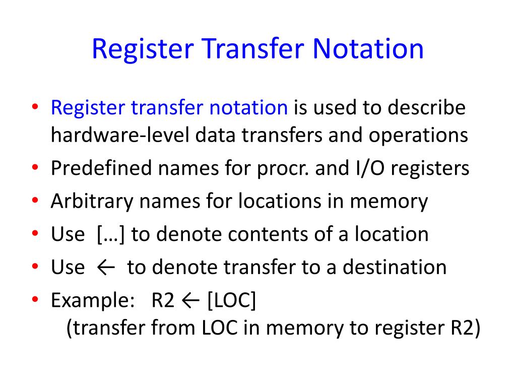 PPT - Chapter 2 Instruction Set Architecture PowerPoint Presentation ...