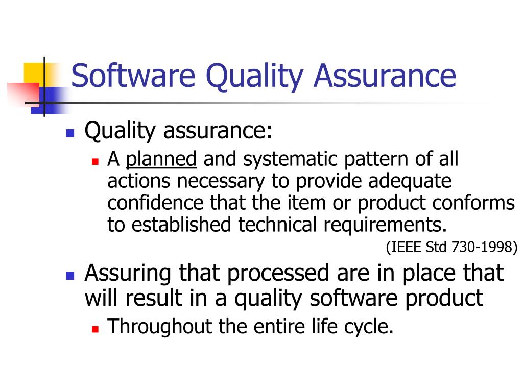 PPT - Software Quality Management Quality Assurance, Quality Control ... PPT - Software Quality Management Quality Assurance, Quality Control ...