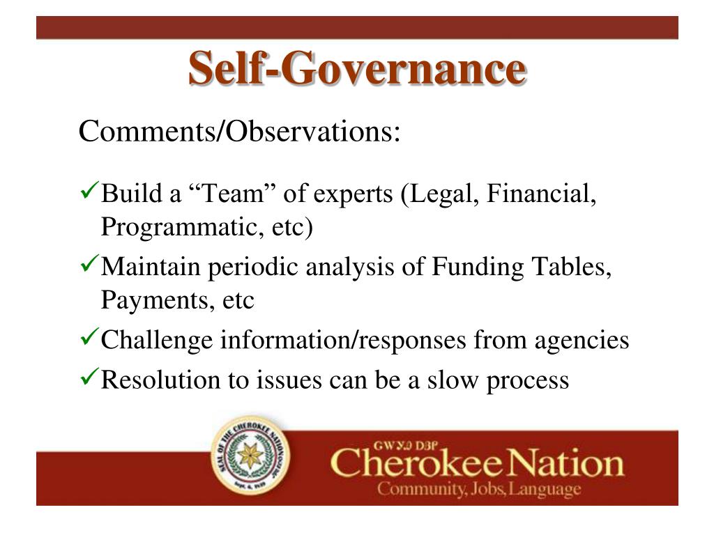 PPT - Self Governance 101 2012 Self-Governance Conference New Orleans ...