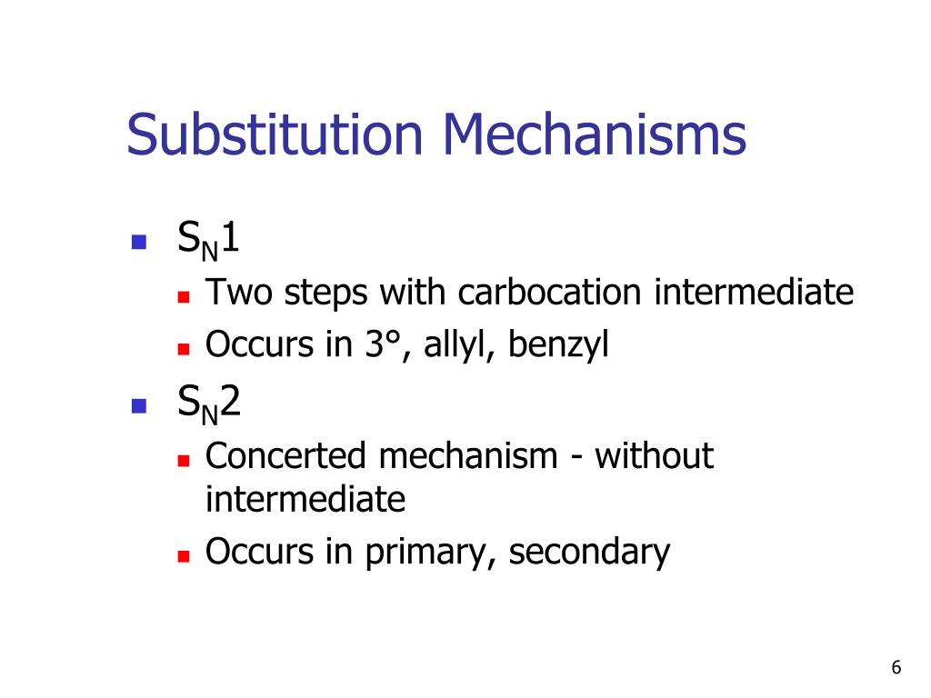 PPT - 11. Reactions of Alkyl Halides: Nucleophilic Substitutions and ...