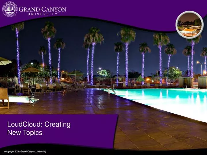 PPT - LoudCloud : Creating New Topics PowerPoint Presentation, free ...