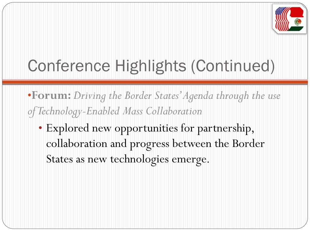 PPT - XXVI Border Governors Conference Universal Studios Hollywood ...