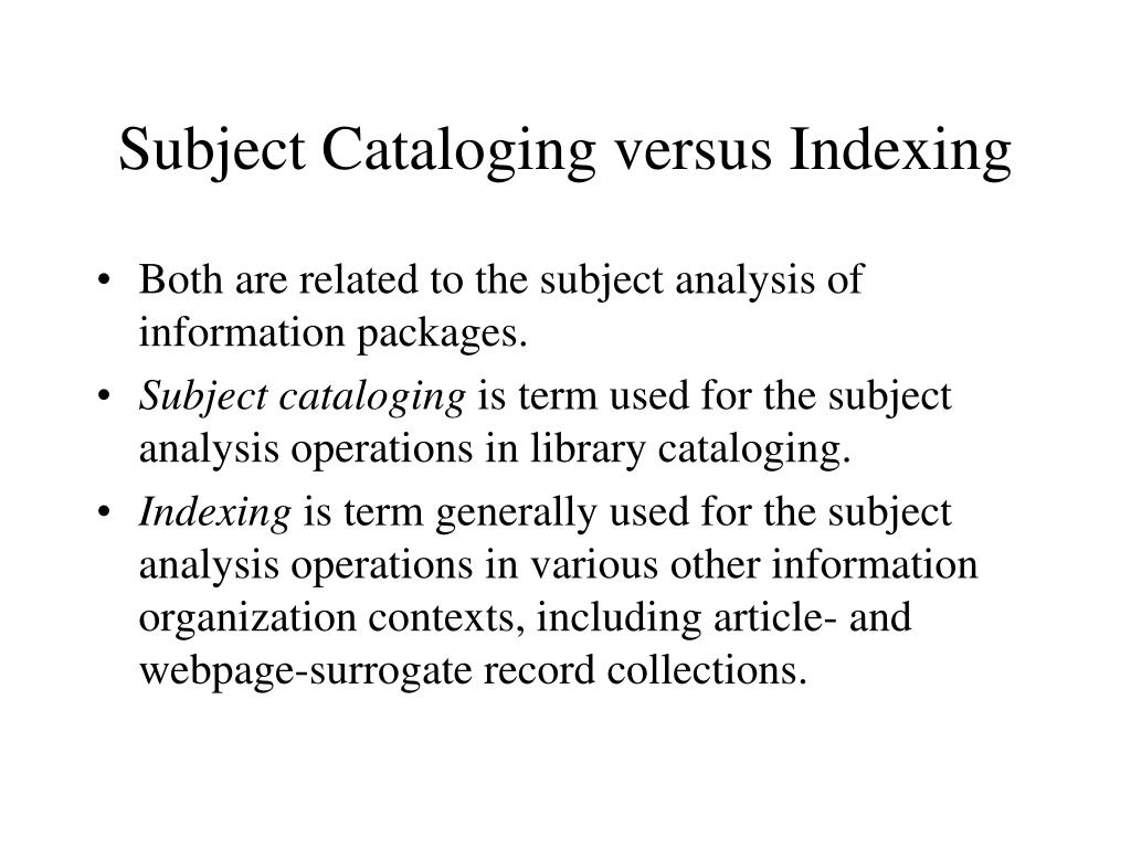 PPT - Sears List of Subject Headings Library of Congress Subject ...