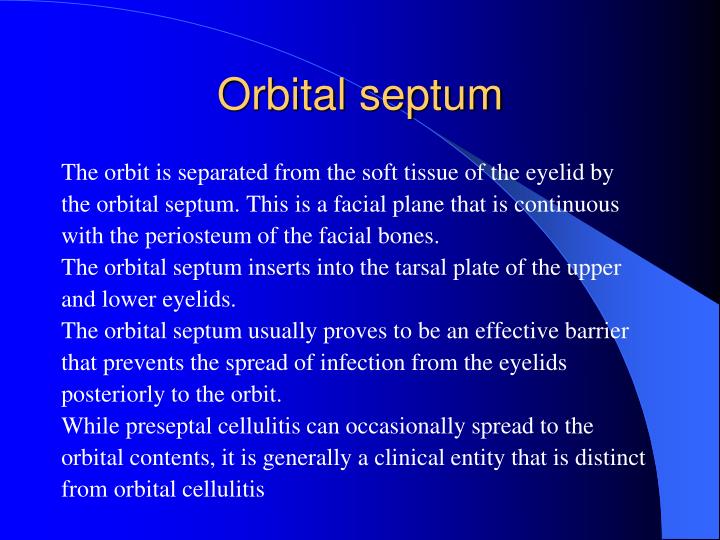 PPT - Orbital Cellulitis PowerPoint Presentation - ID:3092725