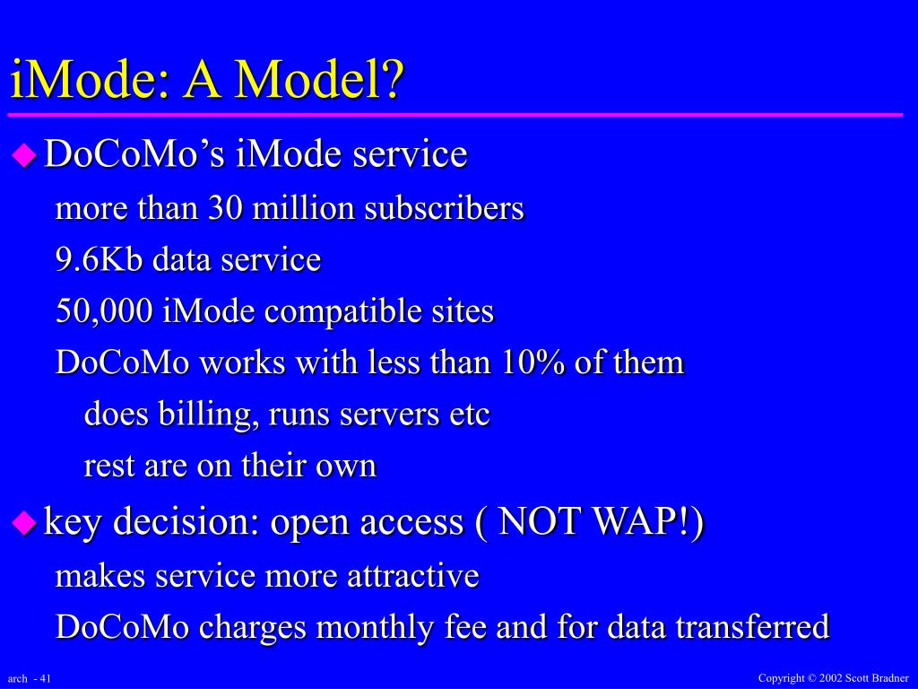 PPT - Internet Architectural Philosophy and the New Business Reality ...