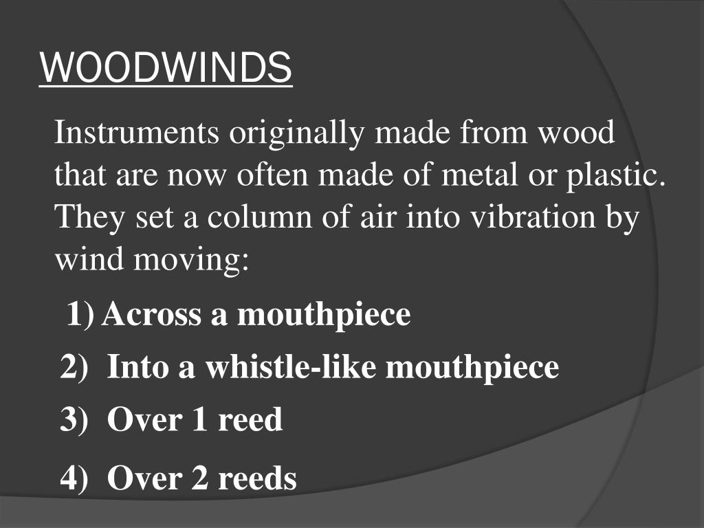 PPT - Timbre and Musical Instrument Families PowerPoint Presentation ...