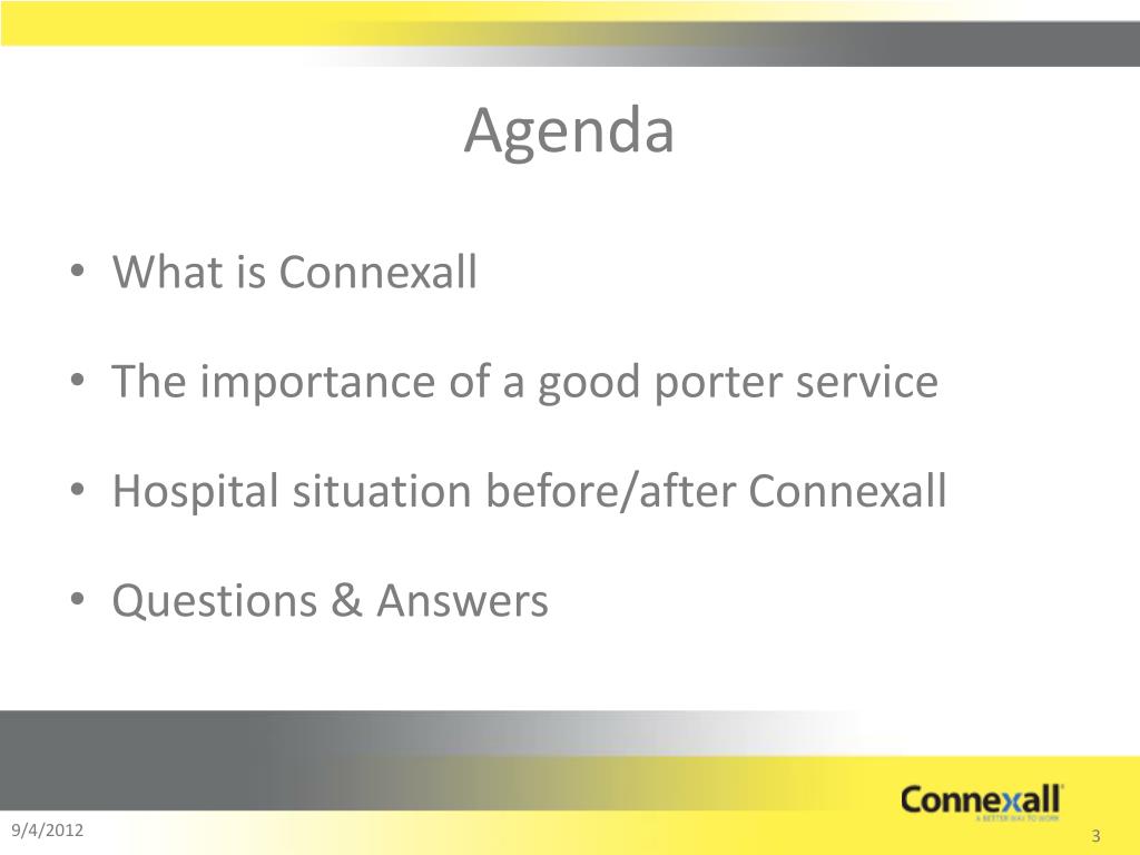 PPT - The Connexall Connected Hospital Porter Services PowerPoint ...