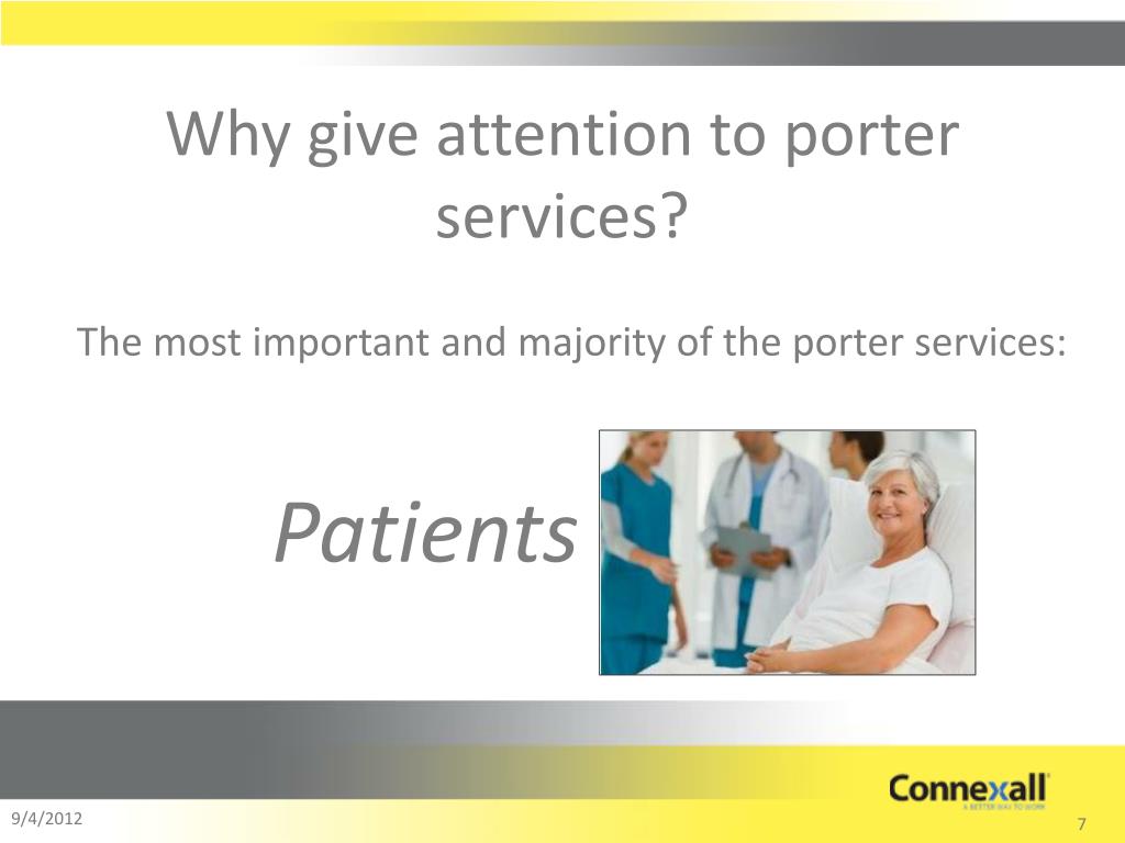 PPT - The Connexall Connected Hospital Porter Services PowerPoint ...