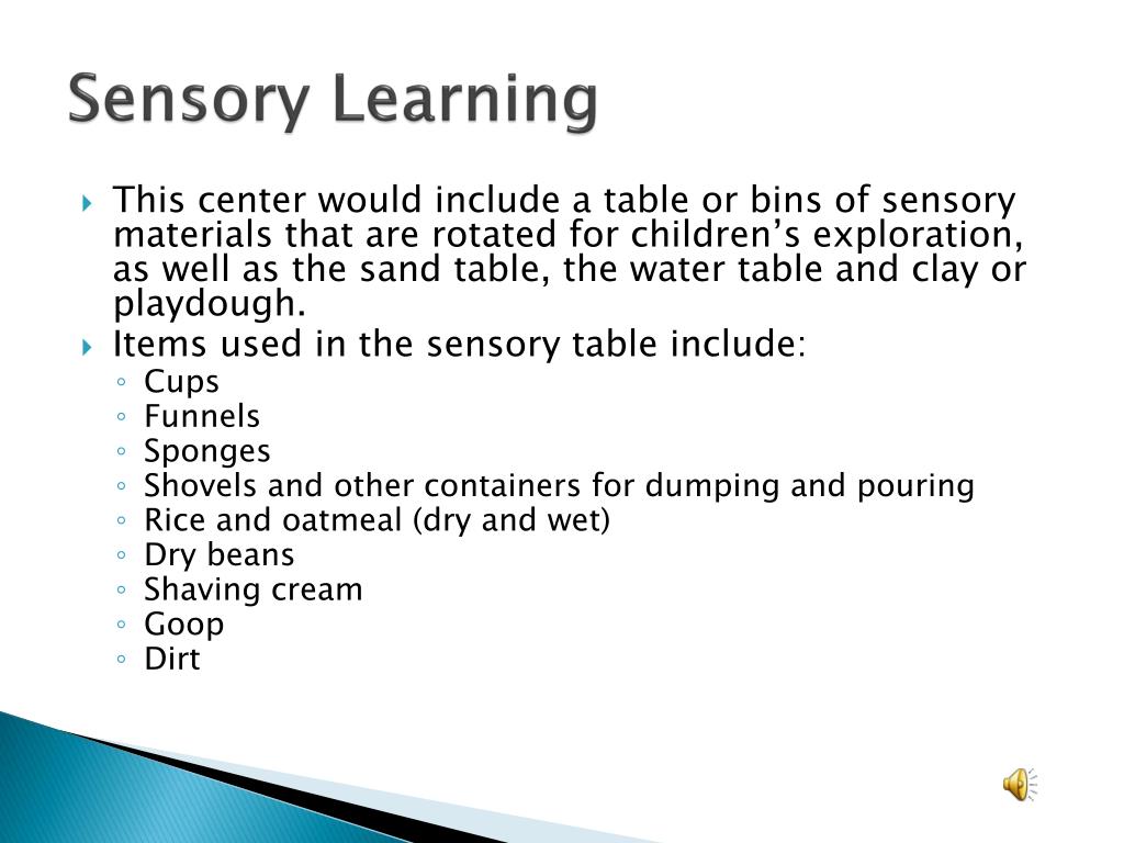 PPT - Learning Centers in an Early Childhood Special Education ...