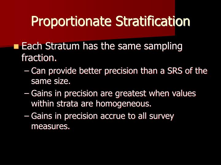 PPT - Stratified Sampling PowerPoint Presentation - ID:3093919