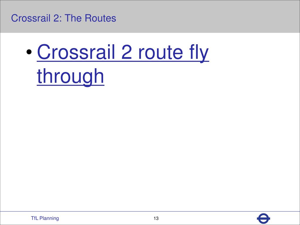 PPT - Crossrail 2: A Vital Rail Project for London's Growing Population ...