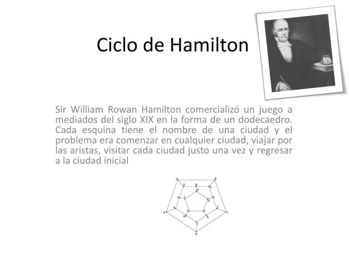 PPT - Ciclo de Hamilton PowerPoint Presentation, free download - ID:3094486
