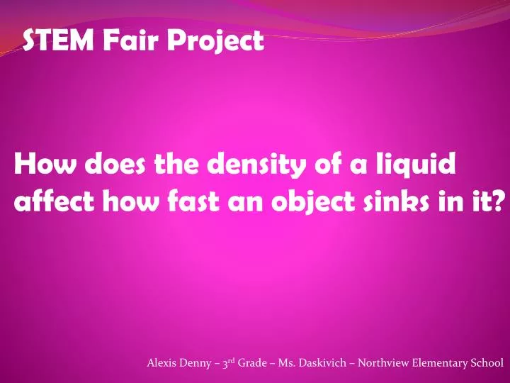 PPT - STEM Fair Project PowerPoint Presentation, free download - ID:3094753