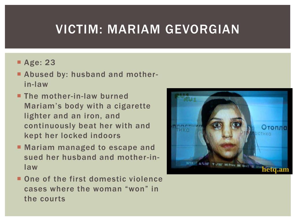 PPT - Domestic violence in Armenia PowerPoint Presentation, free ...