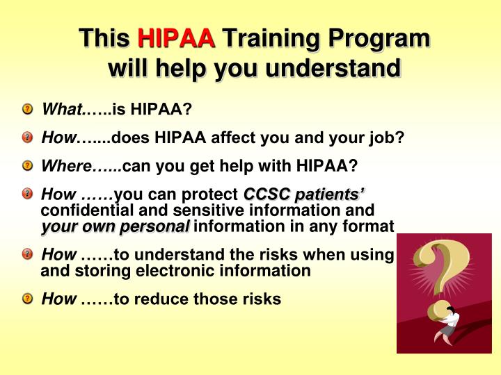 PPT - HIPAA 101 Basic Privacy and Security HIPAA Training PowerPoint ...