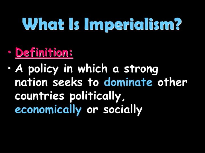 PPT - Imperialism PowerPoint Presentation - ID:3095472