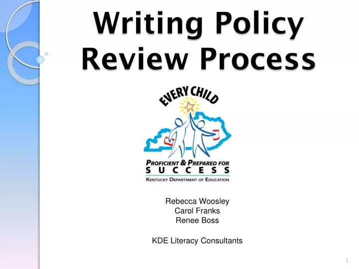 PPT - Writing Policy Review Process PowerPoint Presentation, free ...
