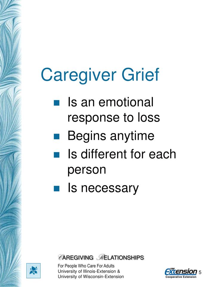 PPT - Loss and Grief Issues for Caregivers PowerPoint Presentation - ID ...