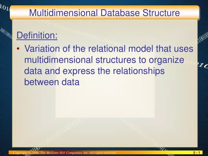 PPT - Multidimensional Database Structure PowerPoint Presentation, free ...