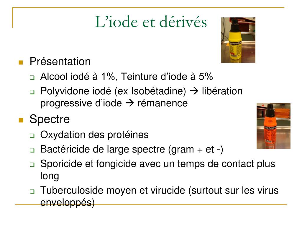 PPT - L’entretien du matériel Les désinfectants et antiseptiques ...