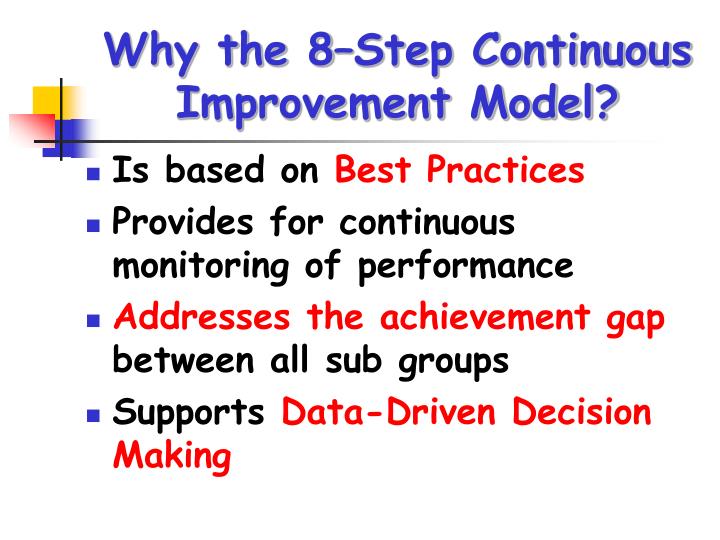 PPT - The 8-Step Continuous Improvement Model PowerPoint Presentation ...