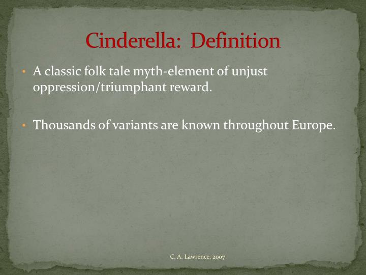 PPT - Cinderella PowerPoint Presentation - ID:3096702
