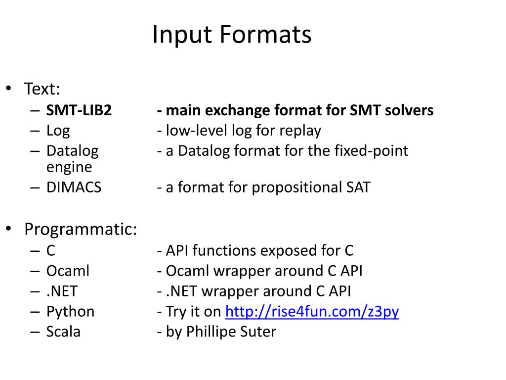 PPT - Nikolaj Bjørner Senior Researcher Microsoft Research Redmond ...