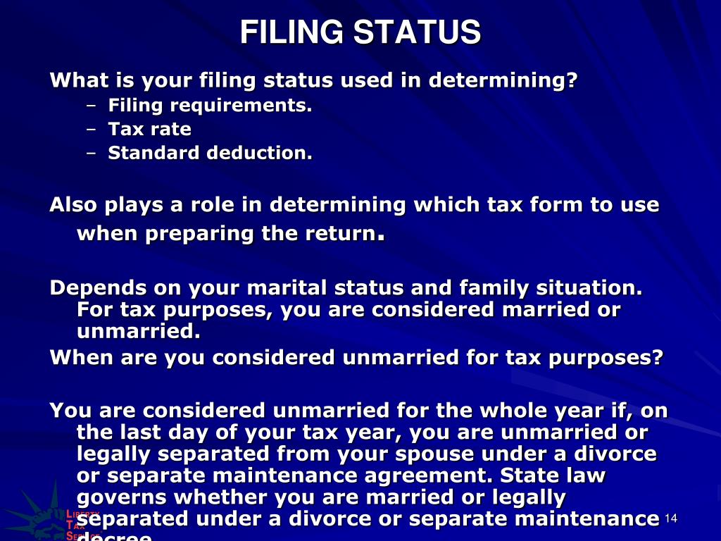 PPT - Liberty Tax Service Basic Income Tax Course Lesson 3 PowerPoint ...