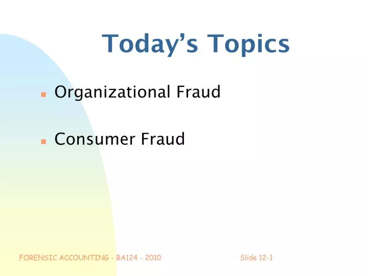 PPT - Today’s Topics PowerPoint Presentation, free download - ID:3097330