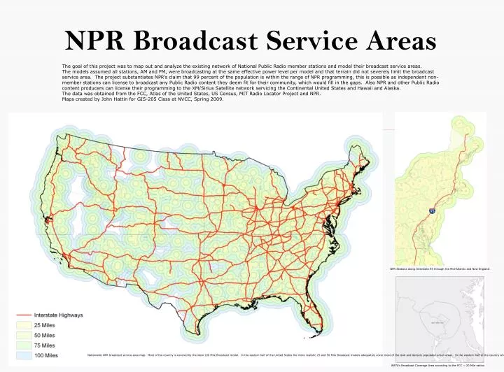 PPT - NPR Broadcast Service Areas PowerPoint Presentation, free ...
