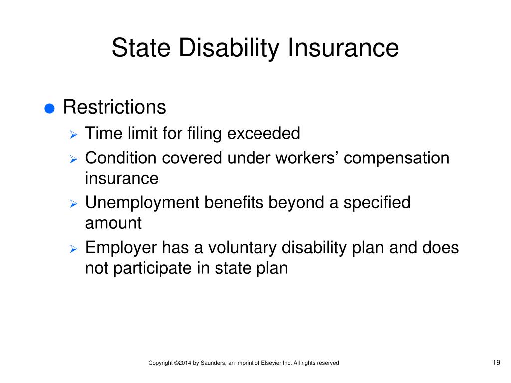PPT - Chapter 16 Disability Income Insurance and Disability Benefit ...