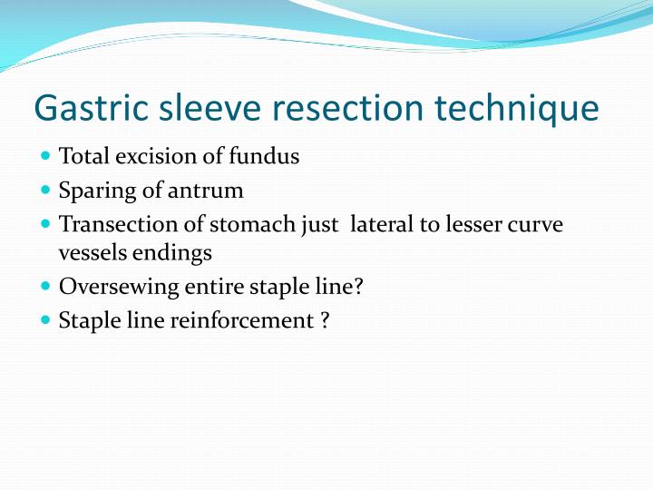 PPT - Laparoscopic Sleeve Gastrectomy PowerPoint Presentation - ID:3097830