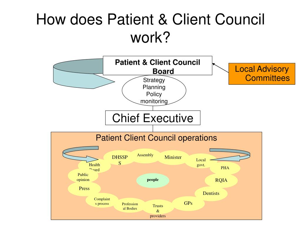 PPT - The role of the Patient & Client Council in Health and Social ...