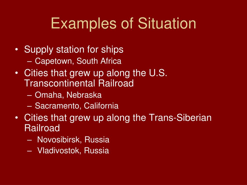 PPT - Site and Situation by Eleanor Joyce City of Salem Schools ...