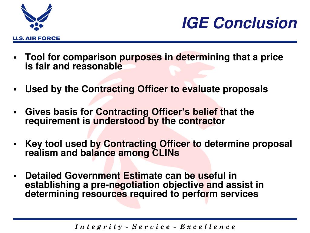 PPT - Independent Government Estimate PowerPoint Presentation, free ...