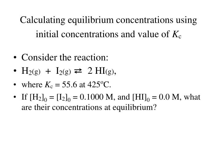 PPT - Chemical Equilibrium PowerPoint Presentation - ID:3098443