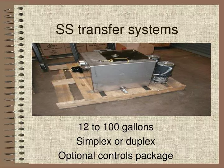PPT - SS transfer systems PowerPoint Presentation, free download - ID ...