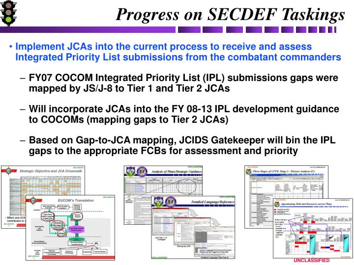 PPT - CJCS JCA Progress Report SECDEF Action Memo Tasks 1-Year Update ...