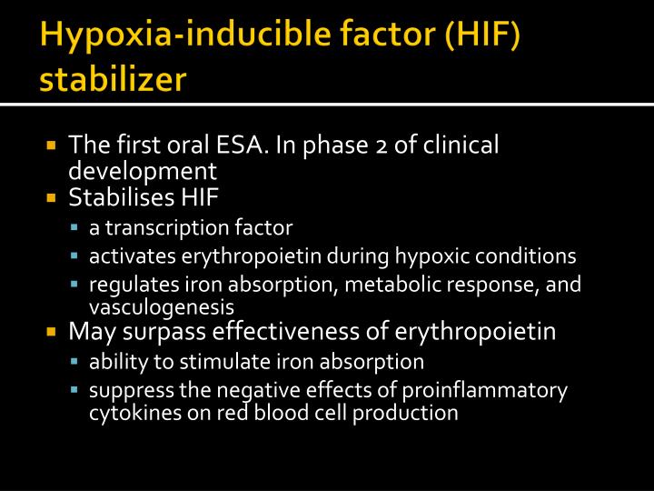 PPT - Erythropoiesis stimulating agents in chronic kidney disease ...