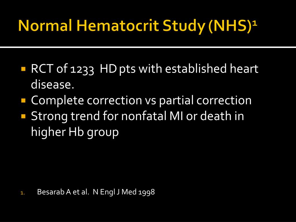 PPT - Erythropoiesis stimulating agents in chronic kidney disease ...