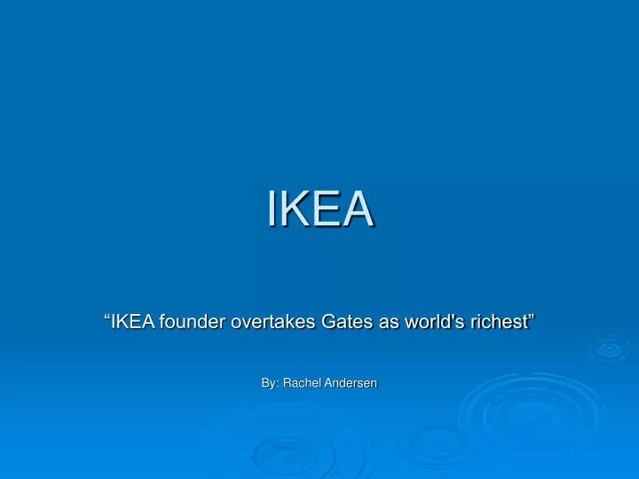 PPT - IKEA PowerPoint Presentation, free download - ID:3099010
