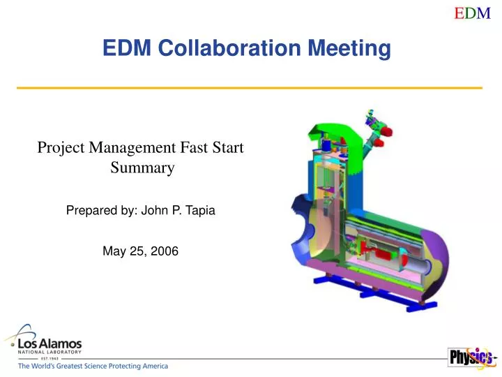 PPT - EDM Collaboration Meeting PowerPoint Presentation, free download ...